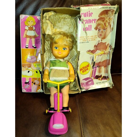 Toys | Vintage Cutie Cleaner Doll 1972 Original Box Nasta Industries | Poshmark